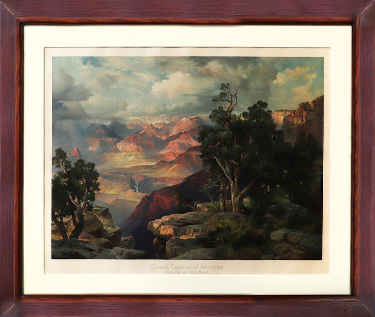 Thomas Moran - 'Grand Canyon of Arizona from Hermit Rim ...