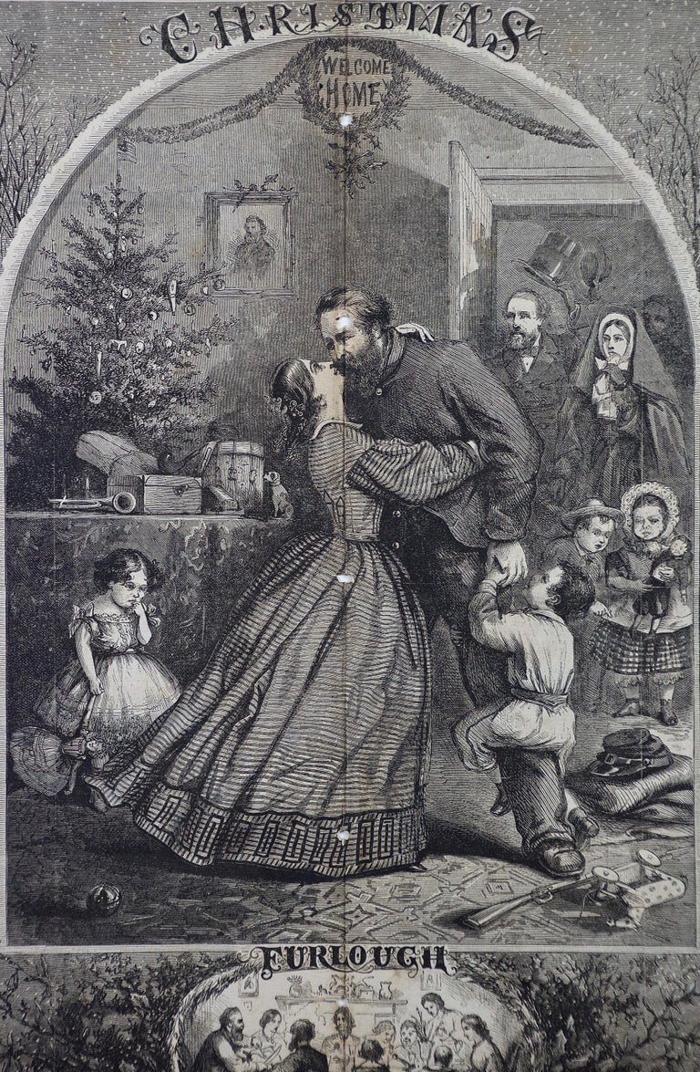 Thomas Nast - "Christmas 1863", Thomas Nast's Civil War Harper's Weekly ...