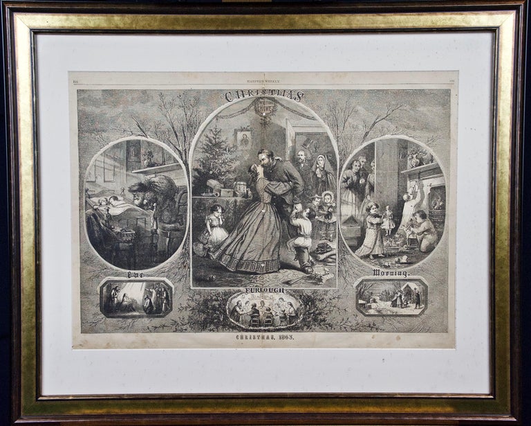 Thomas Nast - "Christmas 1863", Thomas Nast's Civil War Harper's Weekly ...