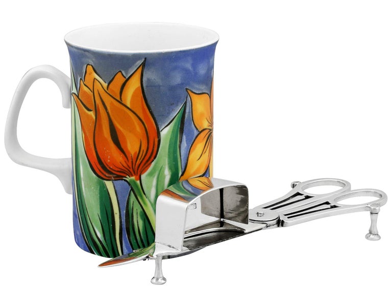 Thomas Radcliffe 1819 Sterling Silver Wick Trimmers For Sale at 1stDibs