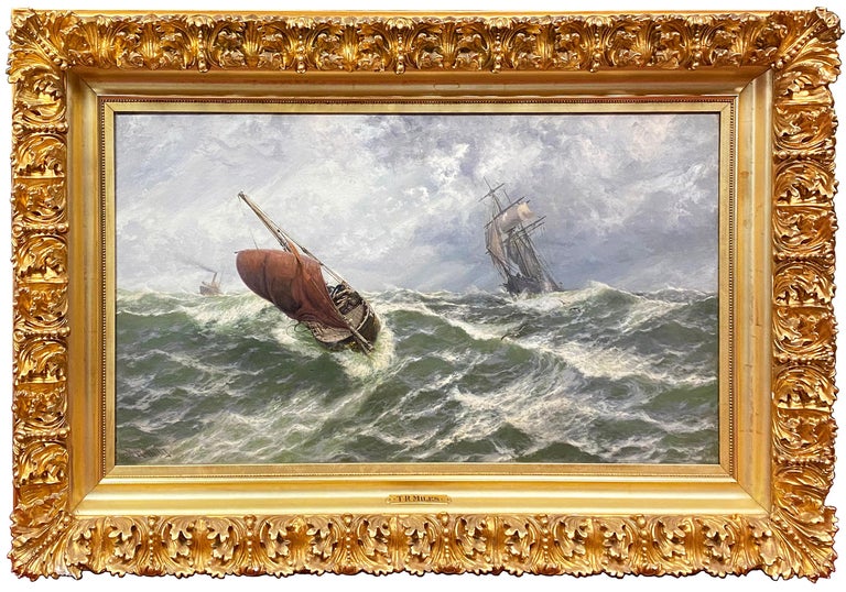 Thomas Rose Miles - Approaching Storm with White Caps and High Sea For ...