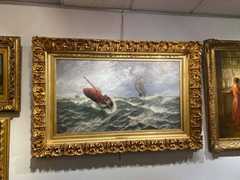 Thomas Rose Miles - Approaching Storm with White Caps and High Sea For ...