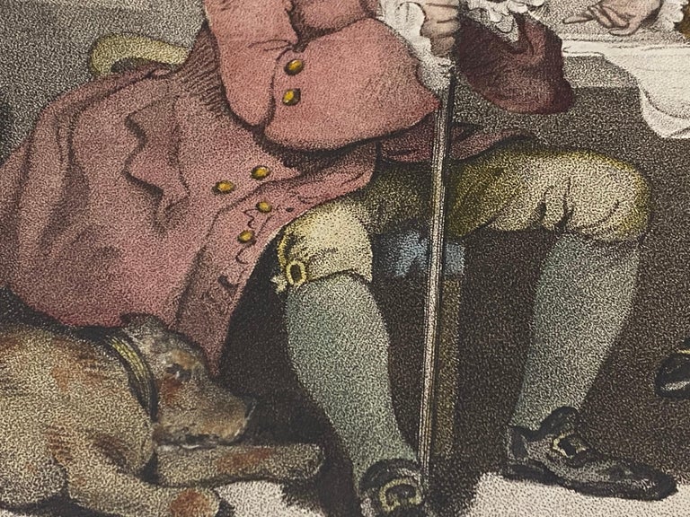 Edward Williams "A College Scene" After Thomas Rowlandson Color ...