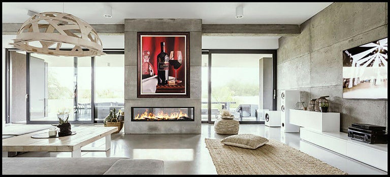 Thomas Stiltz - Thomas Stiltz Large Giclee on Canvas Signed Red Wine ...