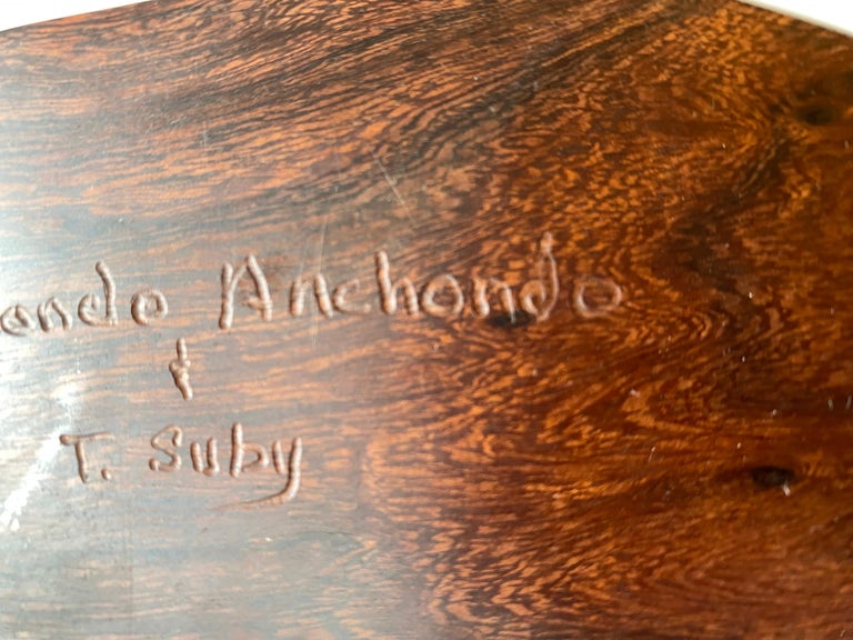 Thomas Suby Carved Duck Sculpture For Sale at 1stDibs