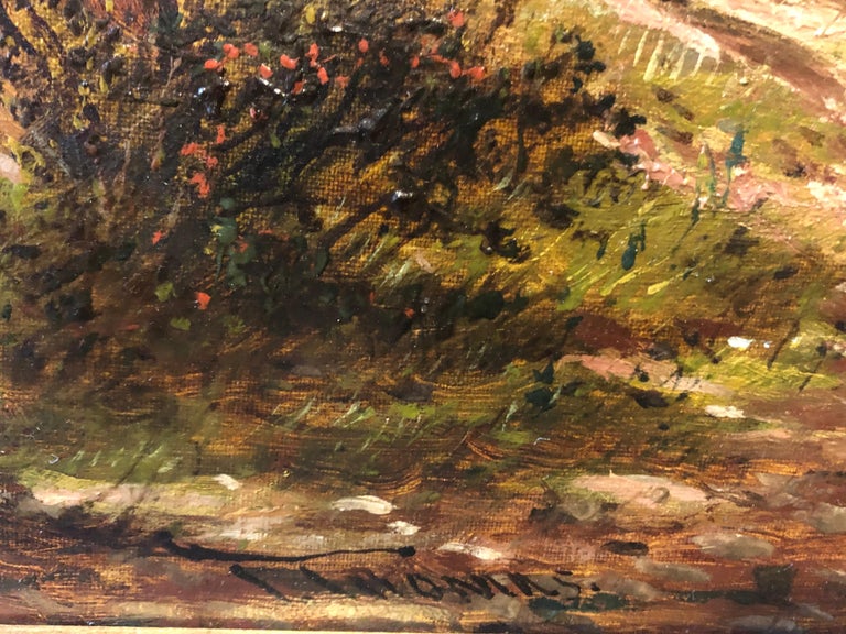 Thomas Thomas - Oil Painting by 19th Century Landscape artist Thomas ...