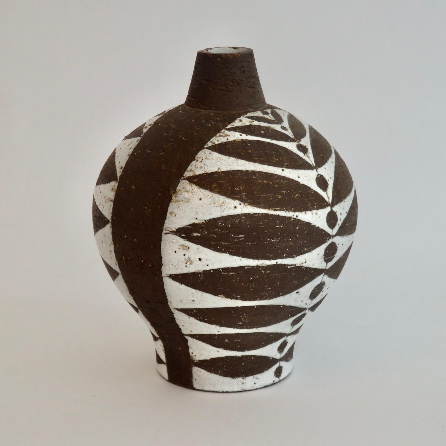 Thomas Toft Black and White Denmark Pottery Vessel at 1stDibs | thomas ...