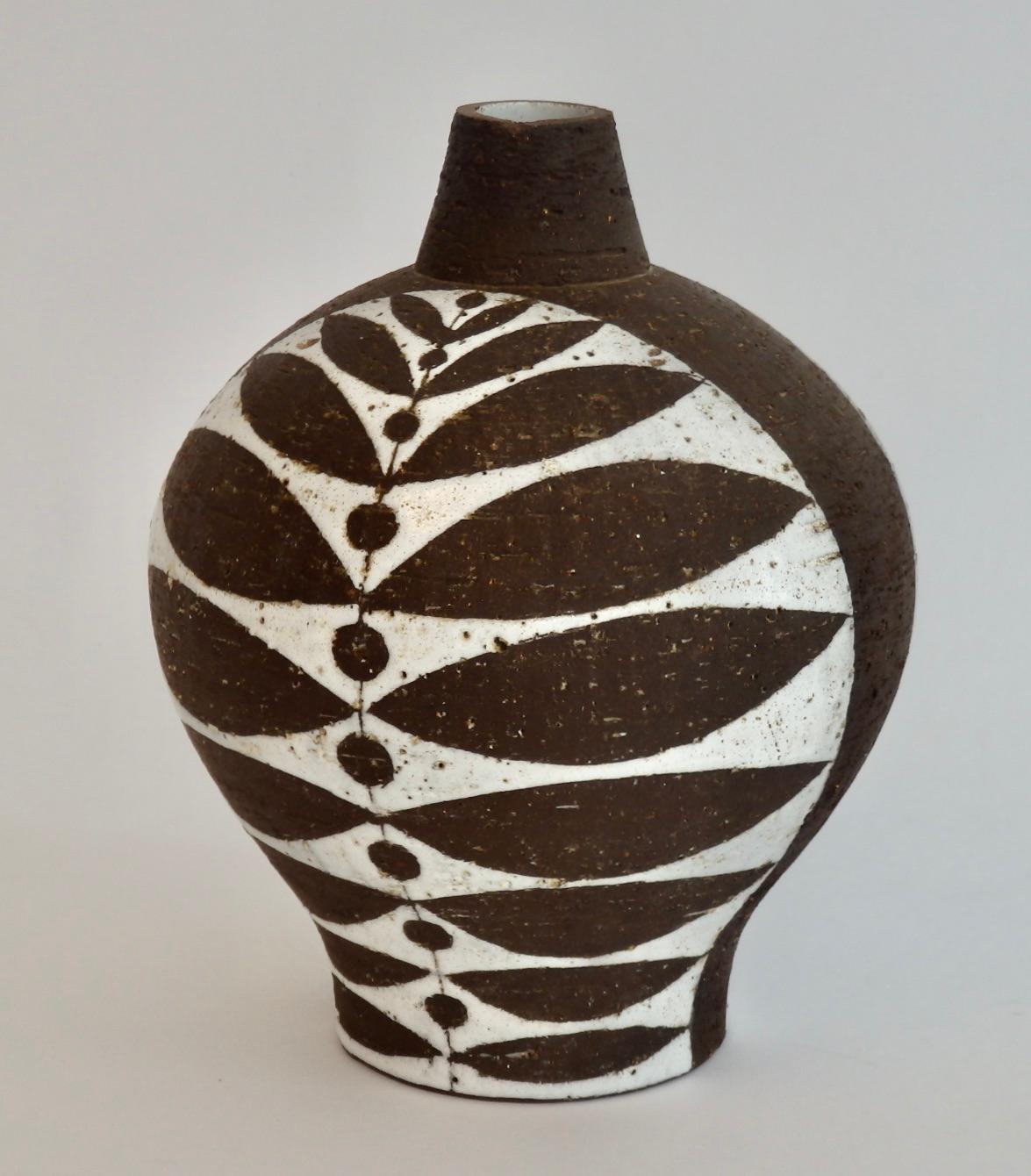 Thomas Toft Black and White Denmark Pottery Vessel at 1stDibs | thomas ...