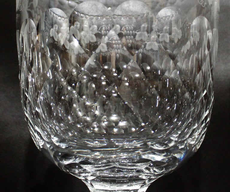 Thomas Webb for Tiffany and Co. Crystal Presentation Piece Goblet or ...