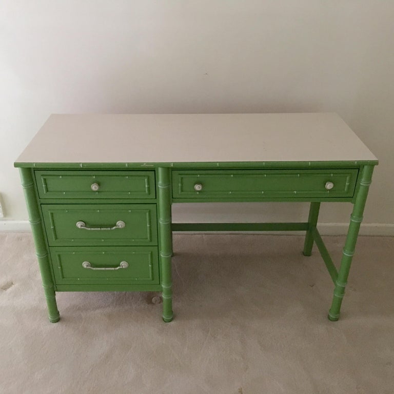 Thomasville Allegro Faux Bamboo Wall Unit at 1stDibs