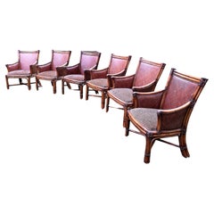 Ernest Hemingway Anson Leather Chair by Thomasville Furniture For Sale ...