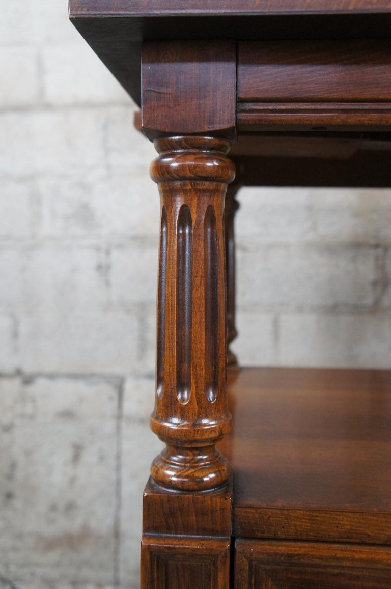 Thomasville Italian Provincial Traditional Flip Top Cherry Buffet ...