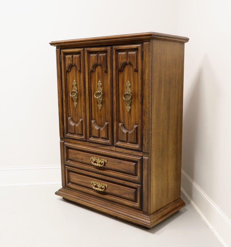 THOMASVILLE Segovia Spanish Mediterranean Oak Gentleman's Chest For ...