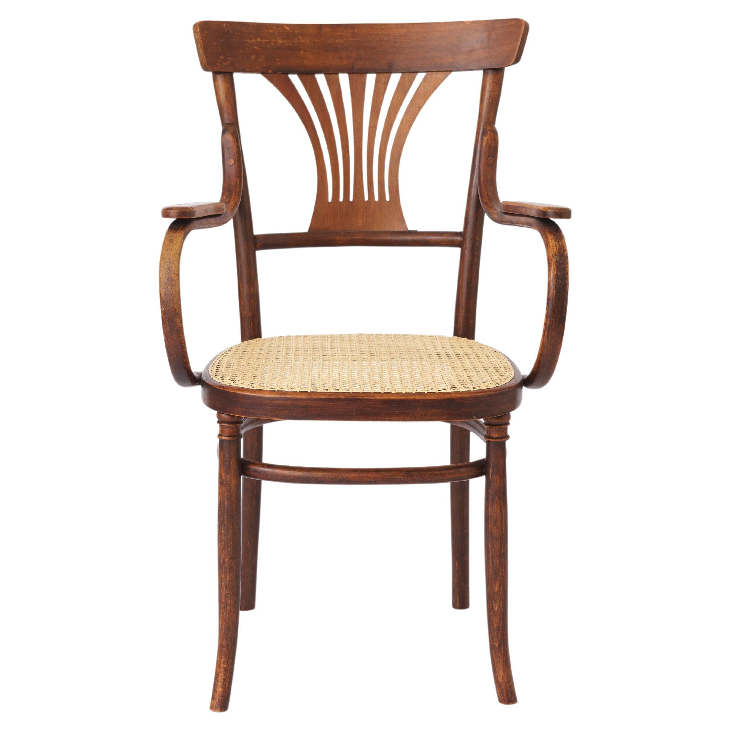 Thonet Armchair Bentwood approx. 1920-1950 Antique For Sale at 1stDibs