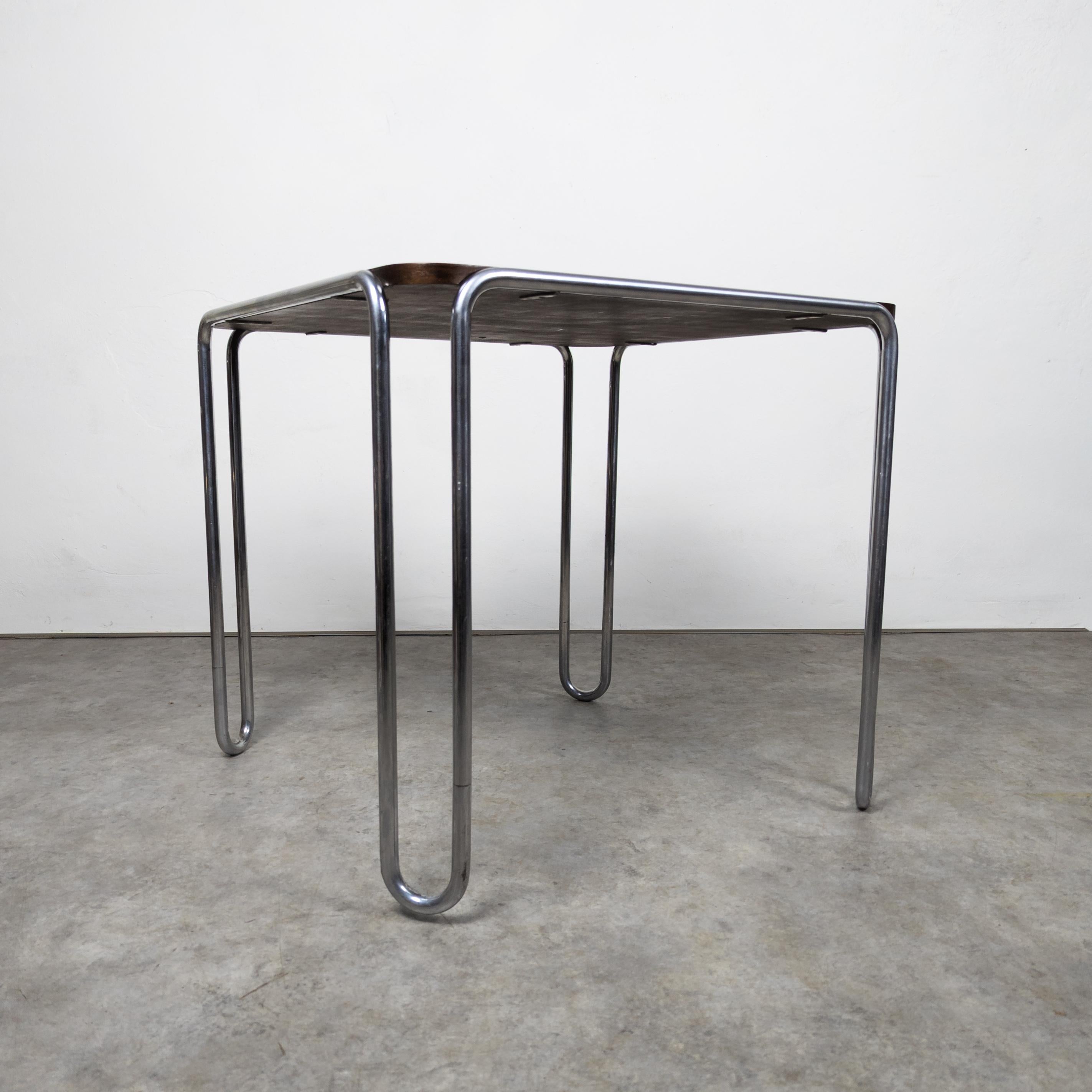 Thonet B 10 tubular steel table by Marcel Breuer For Sale at 1stDibs