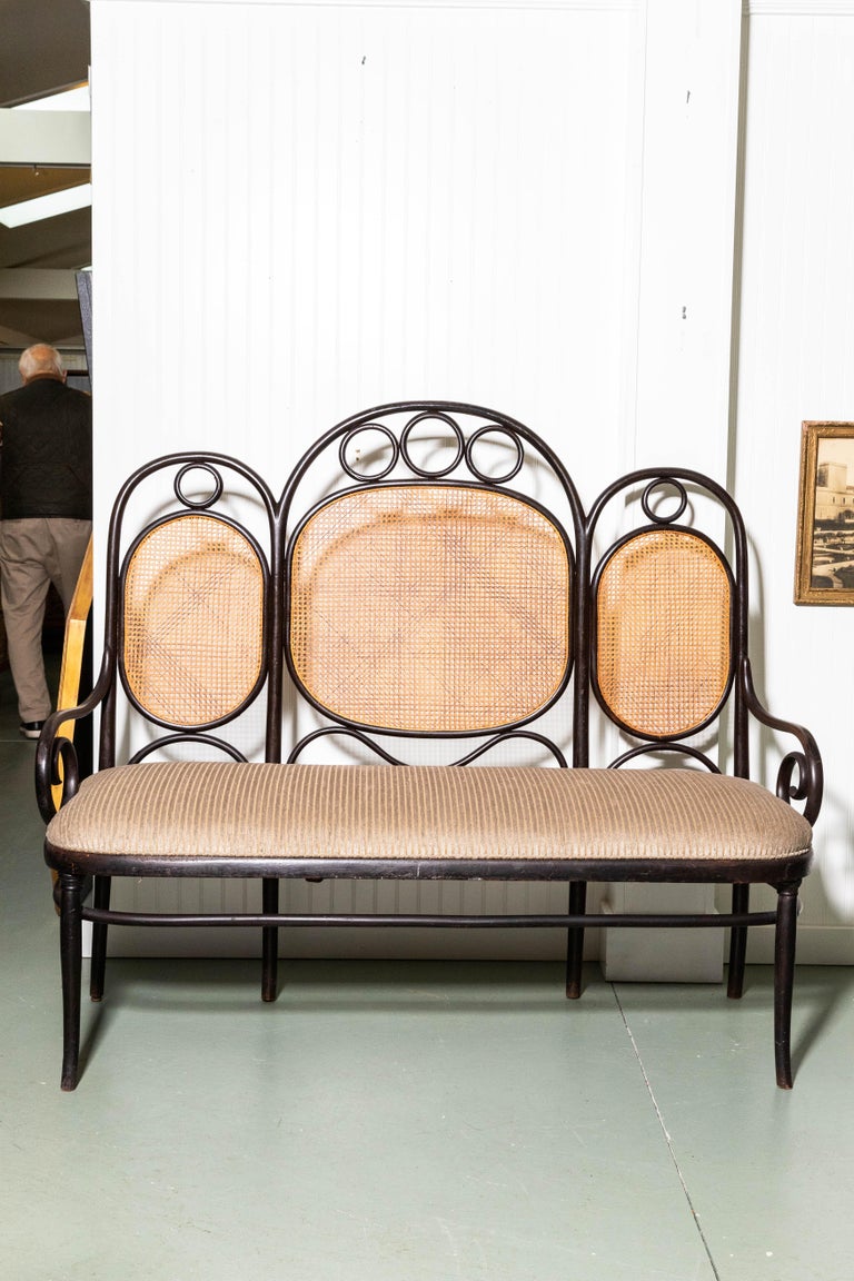 Thonet Bench by Gebruder Thonet at 1stDibs