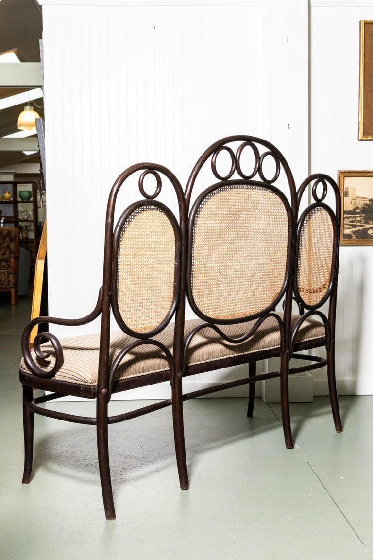 Thonet Bench by Gebruder Thonet at 1stDibs