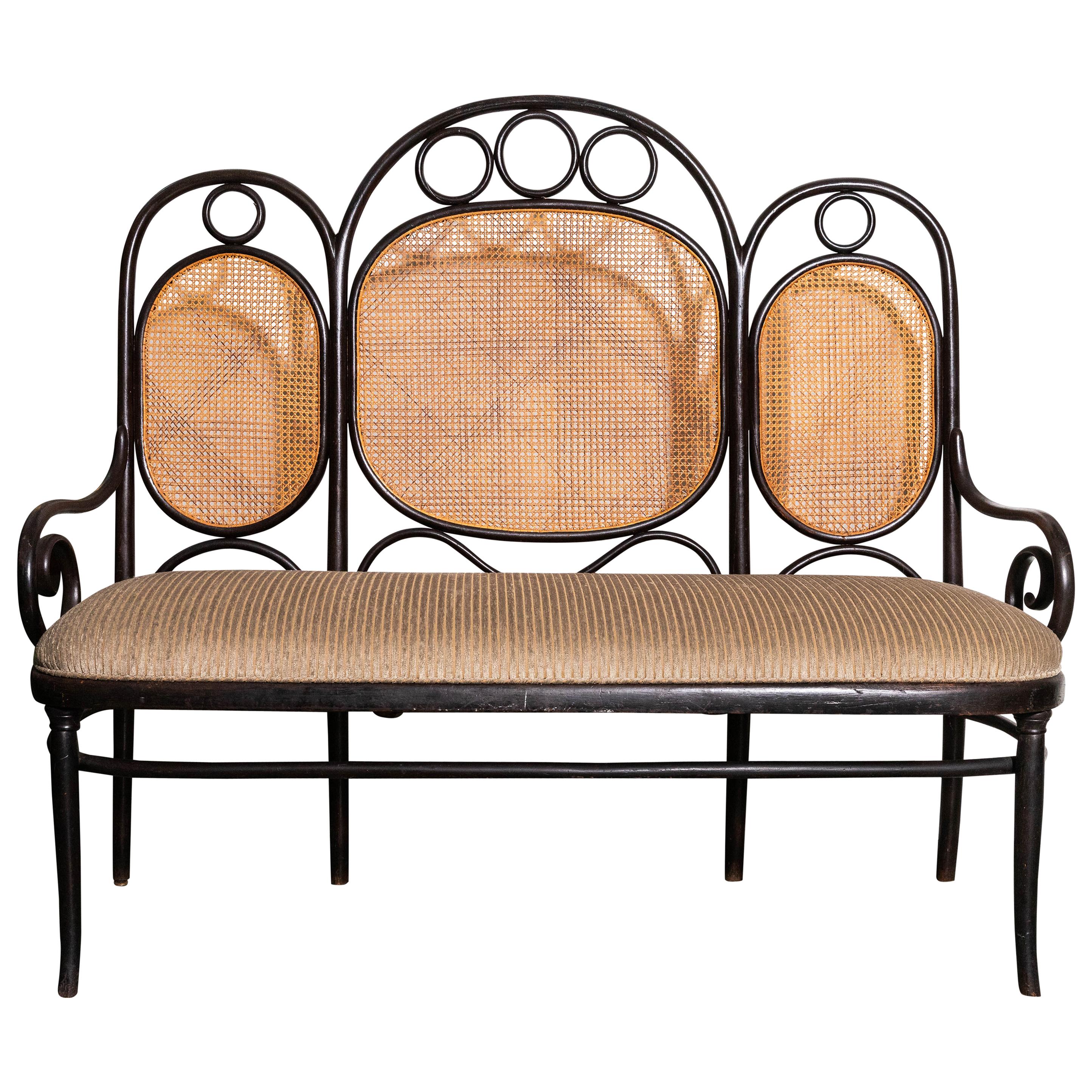 Thonet Bench by Gebruder Thonet at 1stDibs