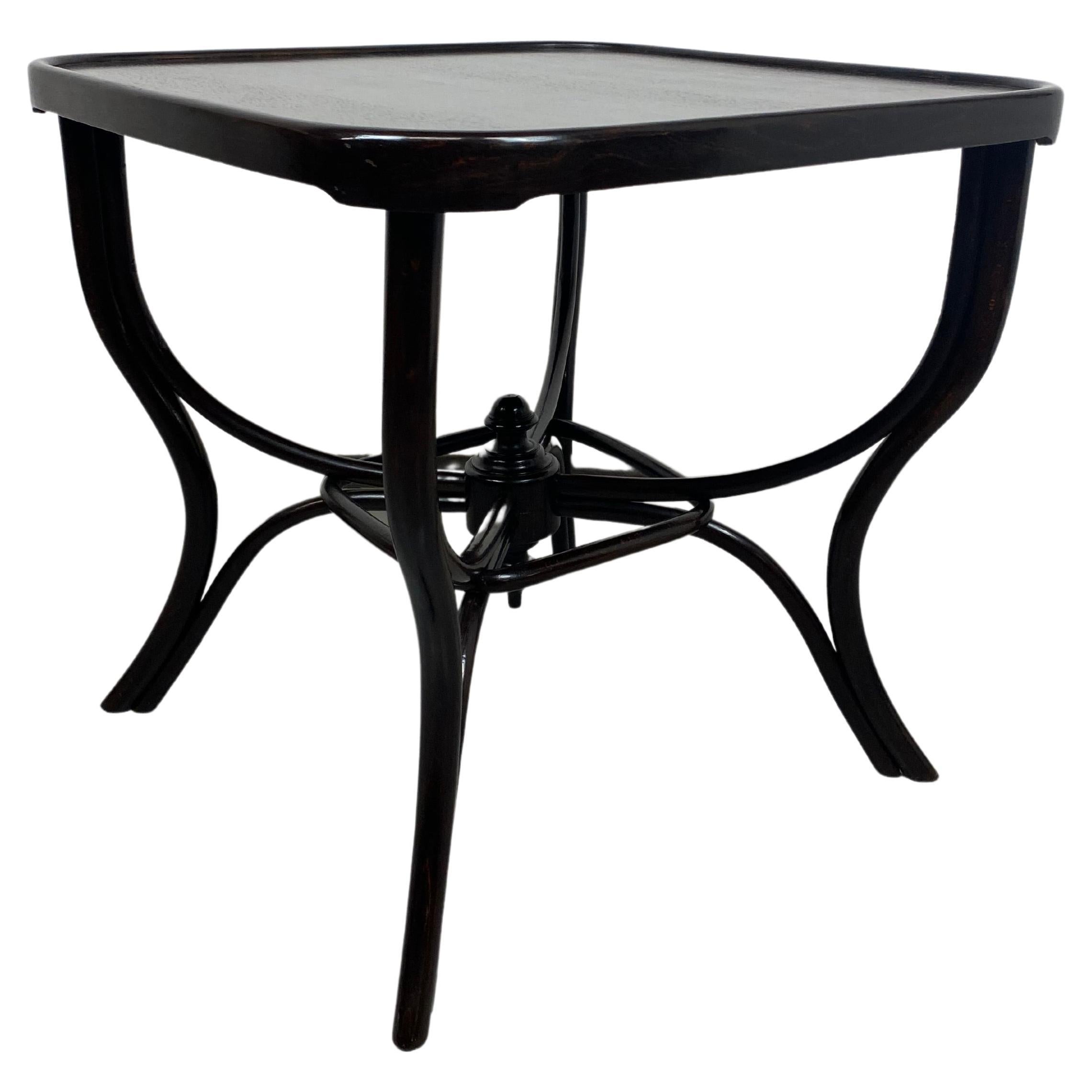 Thonet Original Bentwood Square Table, 1950s at 1stDibs