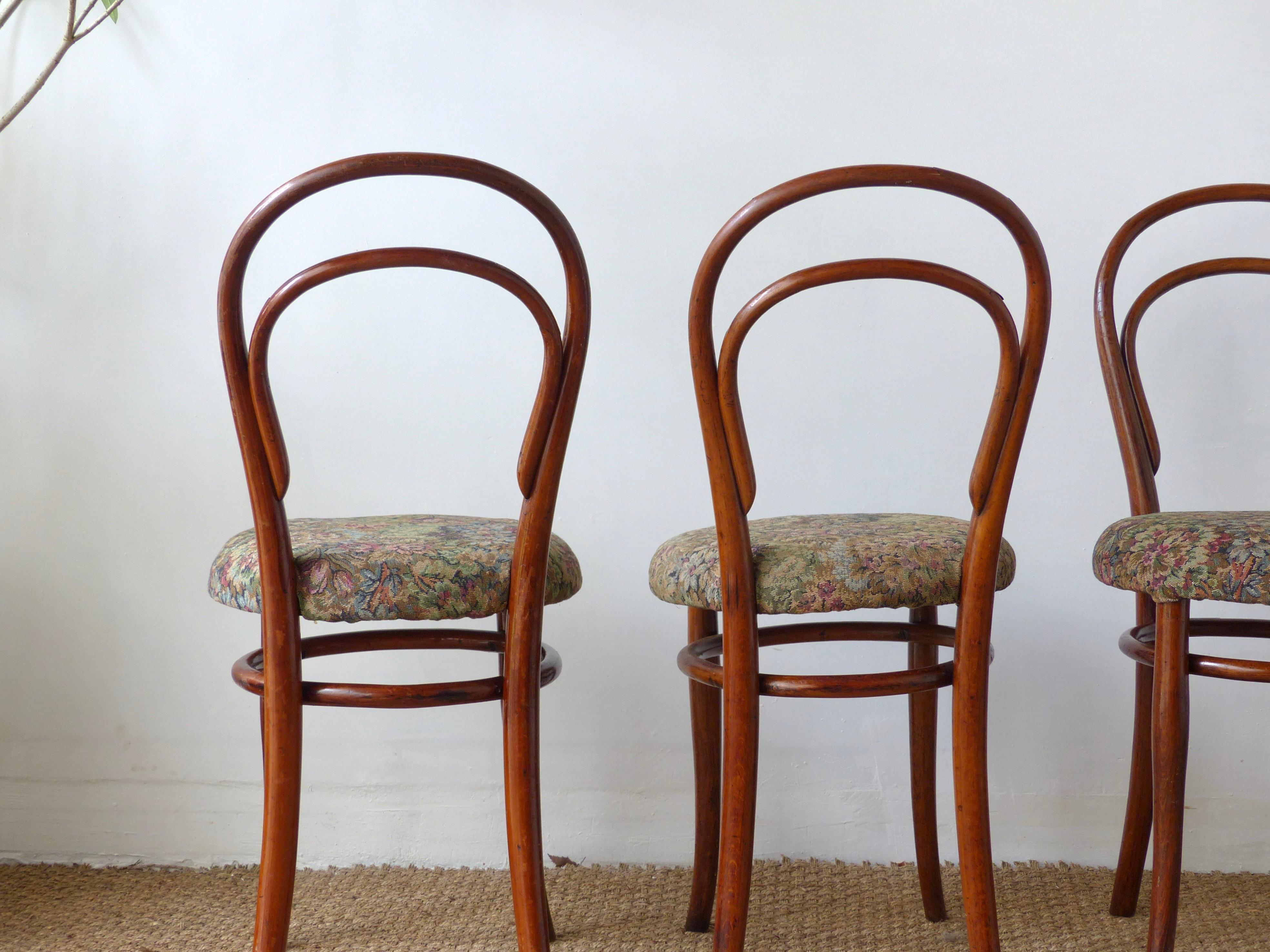 Thonet Chairs, Antique, Late 19th Century Model 14 For Sale at 1stDibs