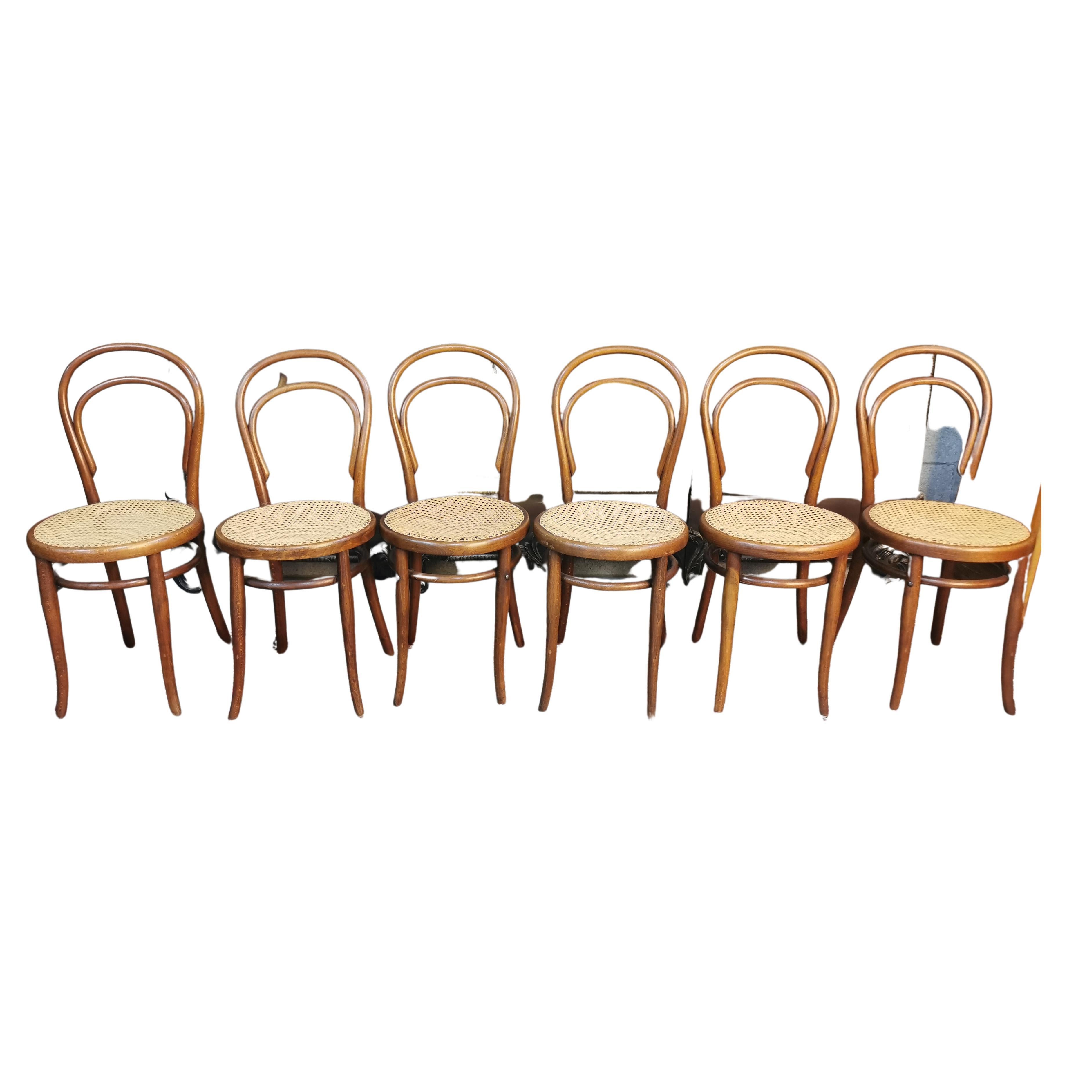 Set of 6 Antique Danish Regence Chairs For Sale at 1stDibs