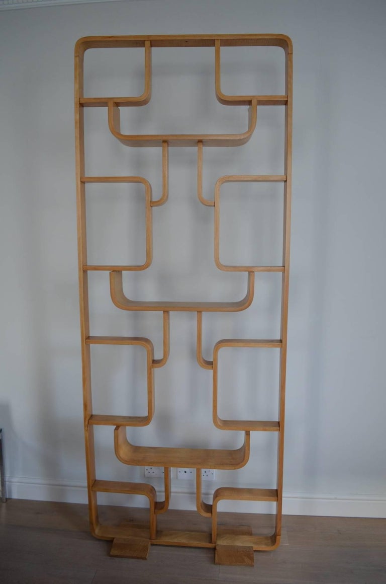 Thonet, Ludvik Volak, Midcentury Bentwood Room Divider Wall Unit at 1stDibs