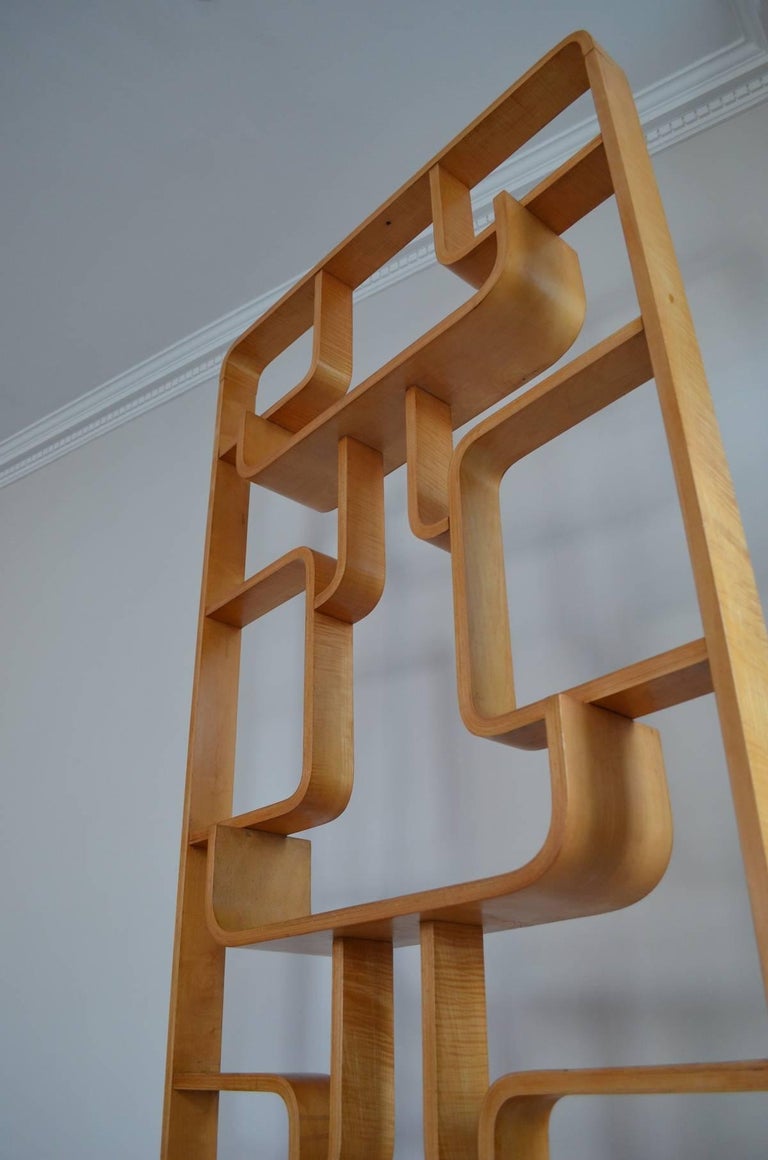 Thonet, Ludvik Volak, Midcentury Bentwood Room Divider Wall Unit at 1stDibs