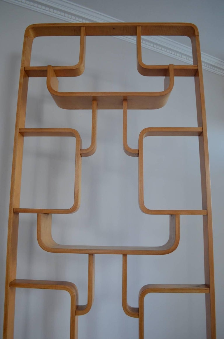 Thonet, Ludvik Volak, Midcentury Bentwood Room Divider Wall Unit at 1stDibs