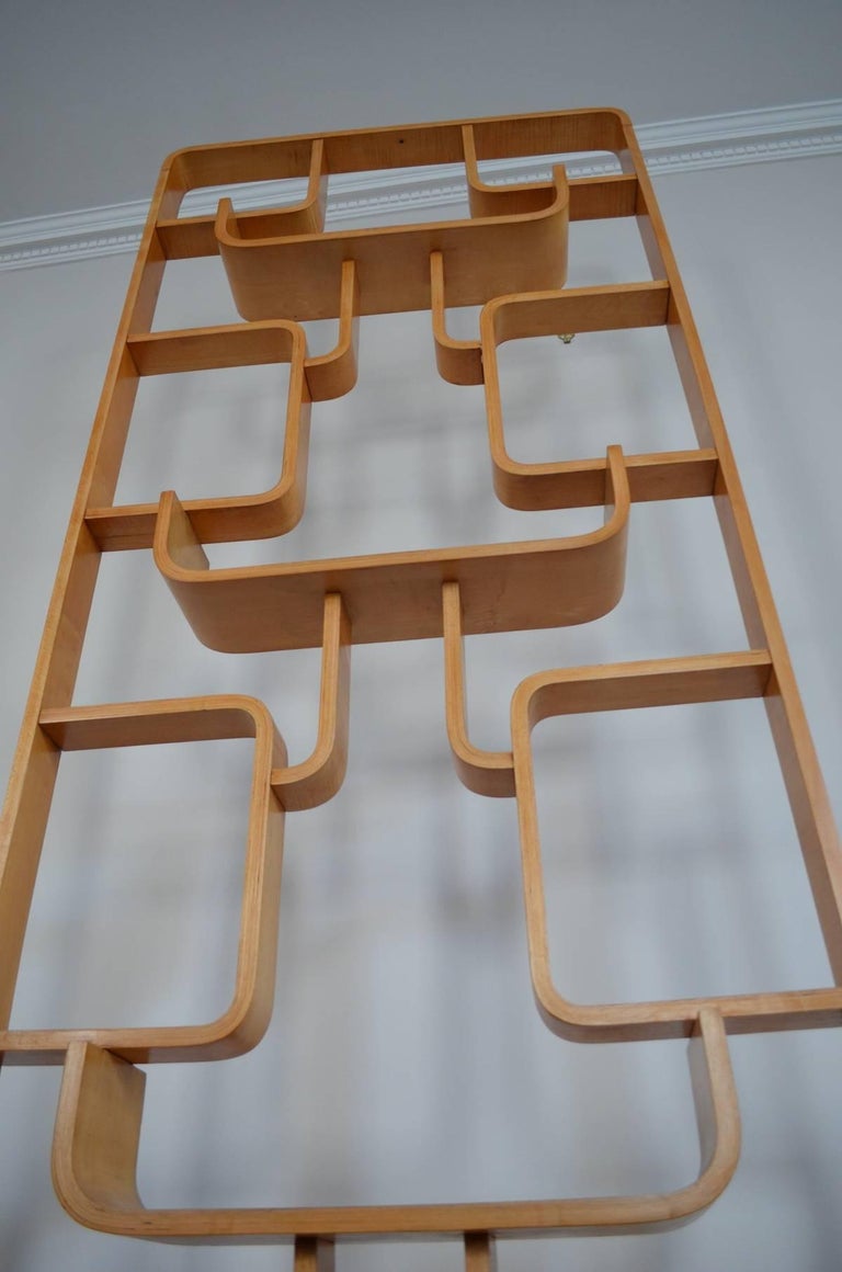 Thonet, Ludvik Volak, Midcentury Bentwood Room Divider Wall Unit at 1stDibs