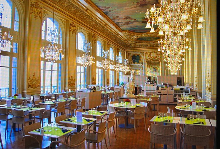 Thonet Set of 4 Dining Armchairs Designed for Musee D'Orsay Restaurant ...