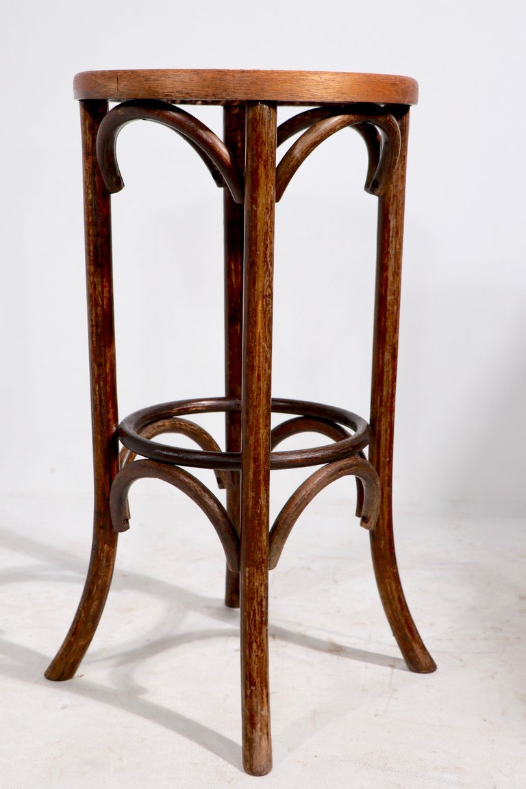 Thonet Steam Bentwood Bar Stool at 1stDibs