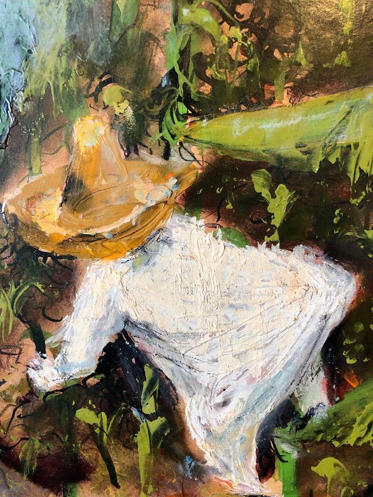 Thornton Utz - Oil Painting Workers on a Southern Plantation Thornton ...