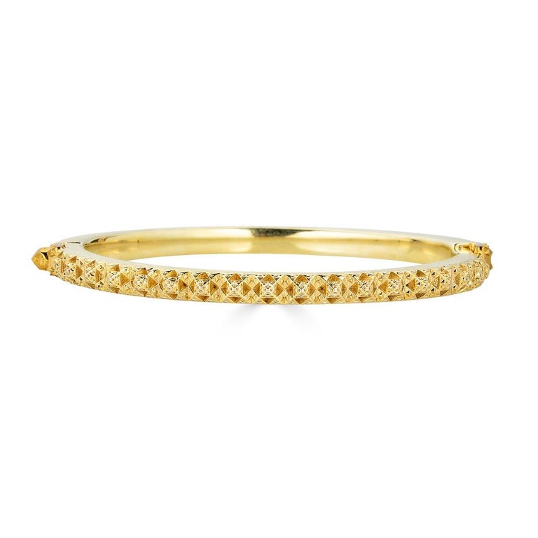 18K Gold Thoscene Bracelet by John Brevard For Sale at 1stDibs