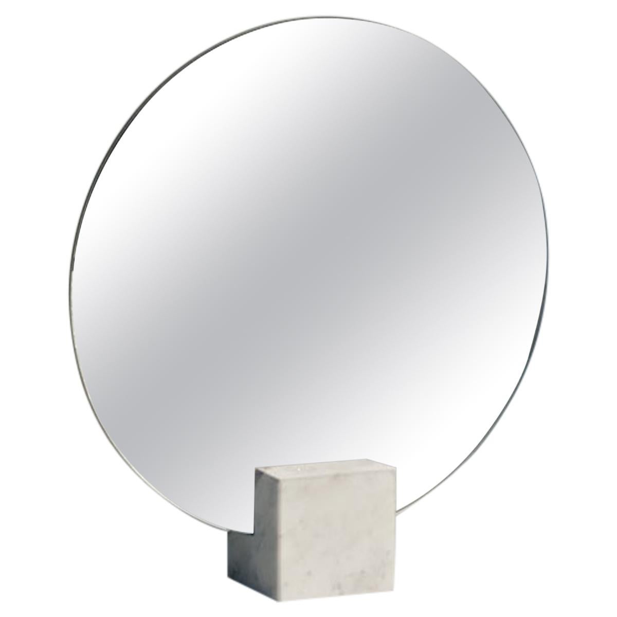 Abstract Wood Mirror by Atelier Monochrome For Sale at 1stDibs