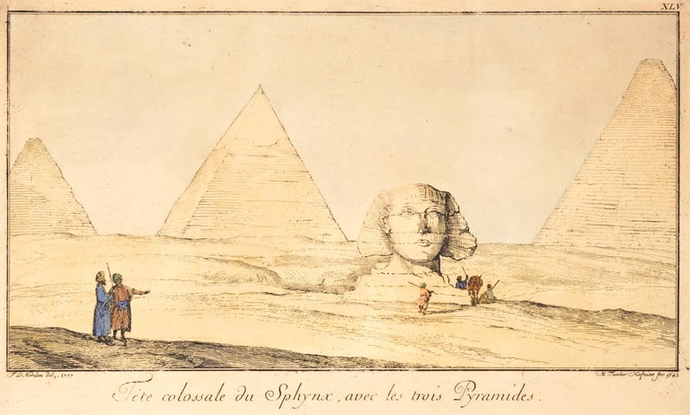 Three 18th Century Hand Coloured Orientalist Views of Egypt, Circa 1740 ...