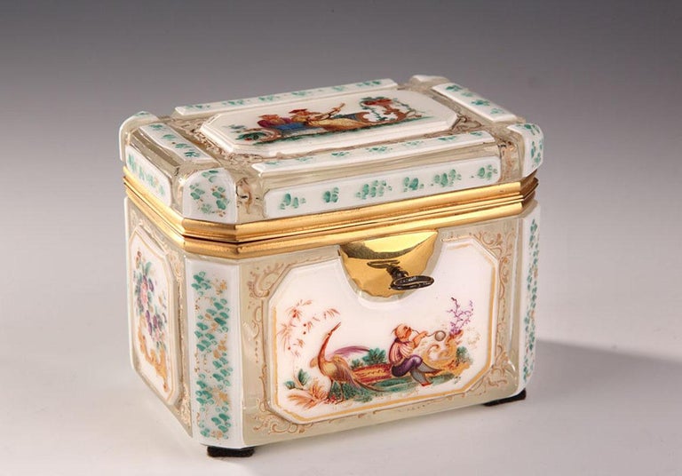 Three 19th century Overlay rectangular Boxes at 1stDibs