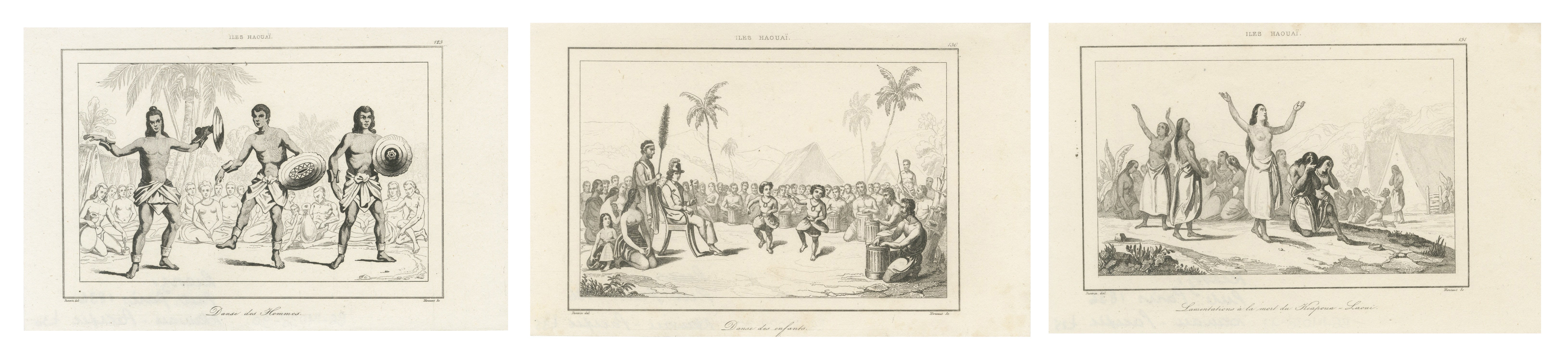 John Webber - A Night Dance by Men in Tonga: An Original 18th C ...