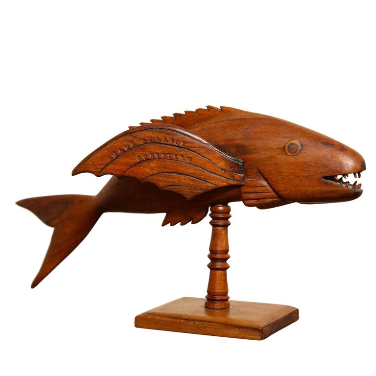 Carved Flying Fish at 1stDibs