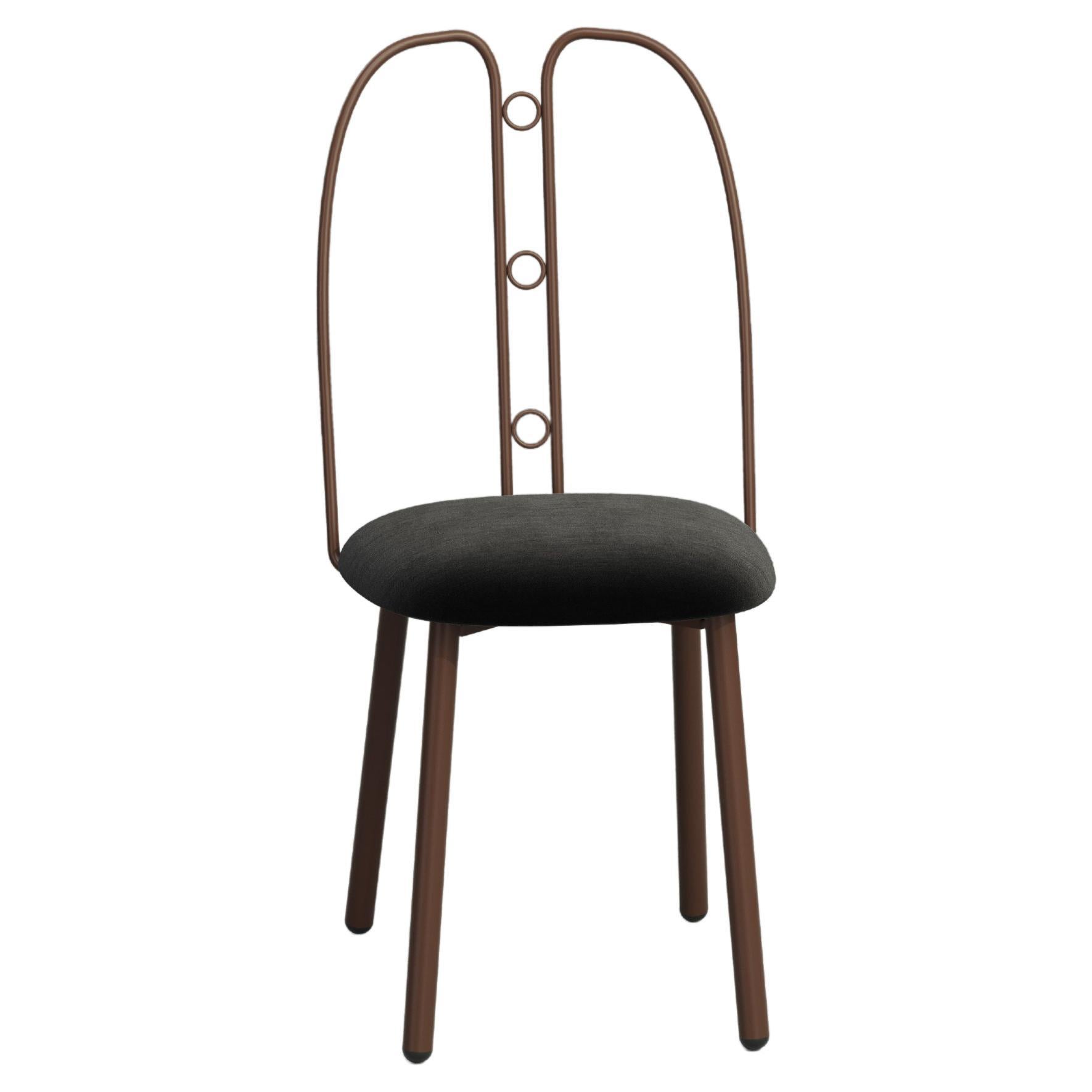 Nollie metal romantic chair design by Enrico Girotti, made in Italy by ...