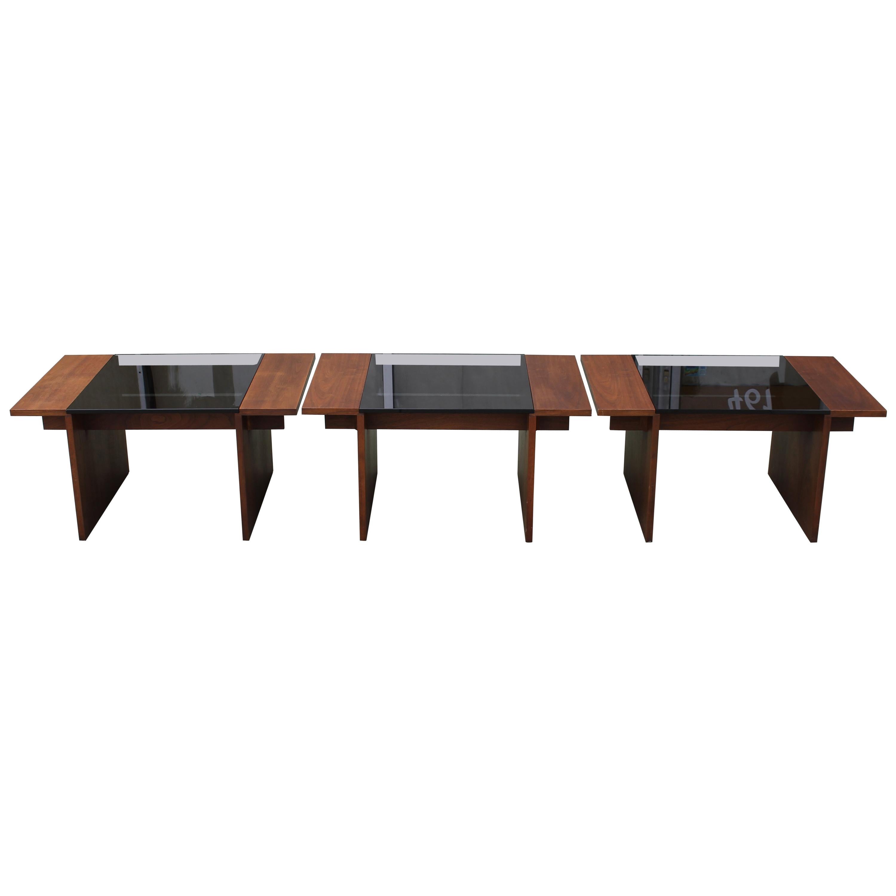 Three Coffee Tables by Gerald McCabe for Brown Saltman at 1stDibs