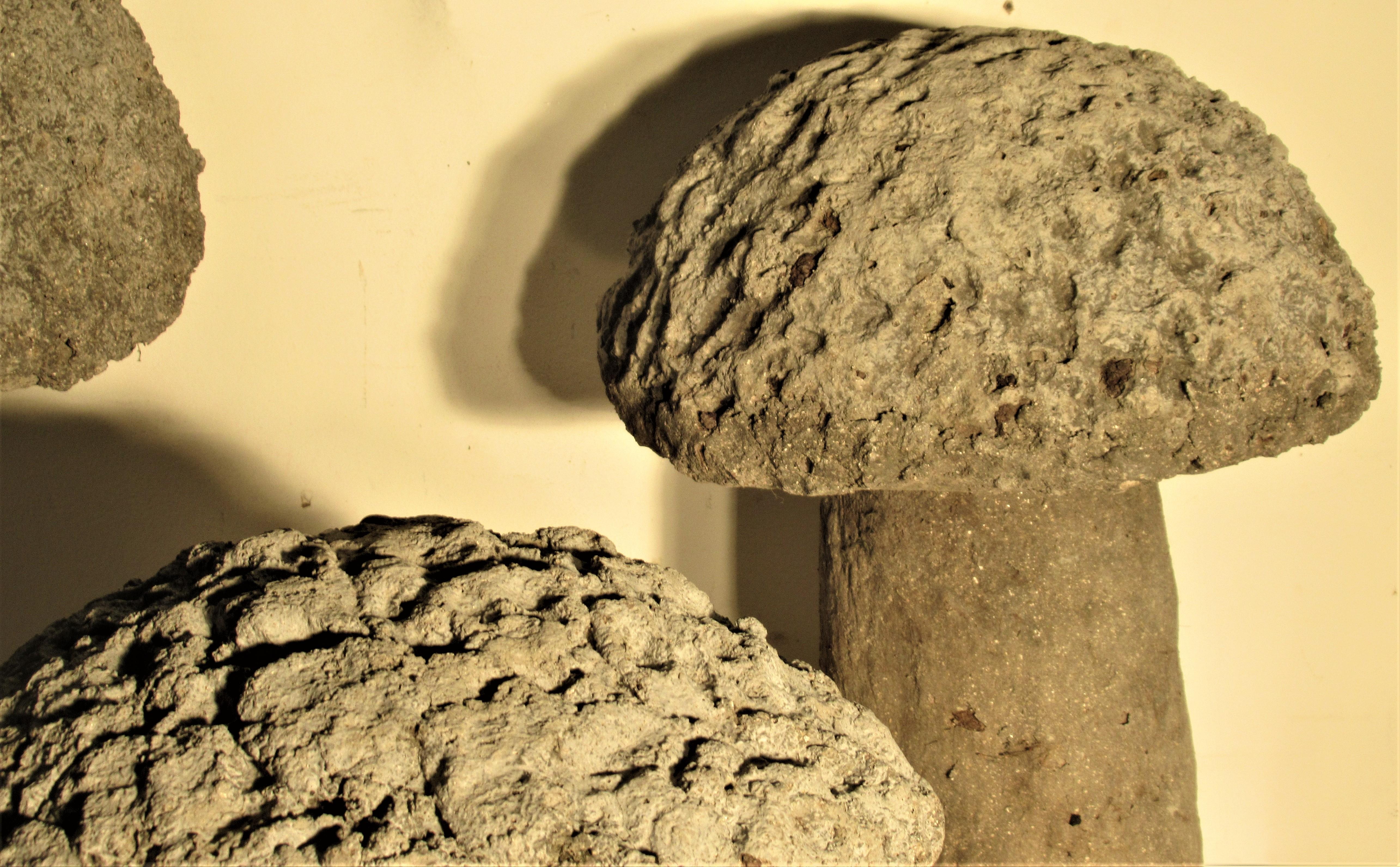 Three Concrete Garden Toadstool Sculptures at 1stDibs | toadstool ...