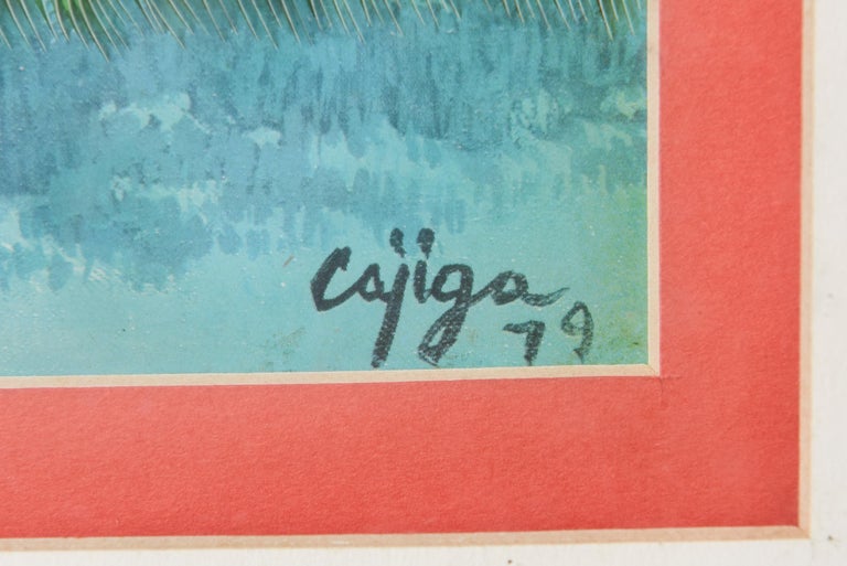 Three Dimensional Original Landscape Painting by Luis Germán Cajiga ...