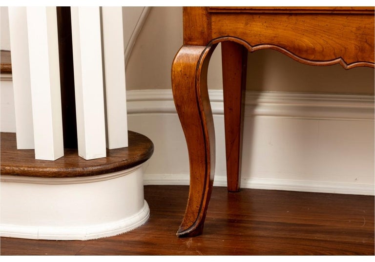 Three Drawer Country French Console Table For Sale at 1stDibs