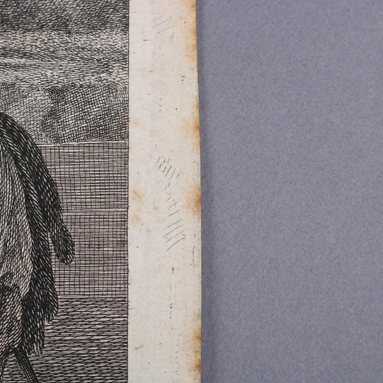 Three French Joseph Vernet Genre Etchings from "Veue D'italie ...