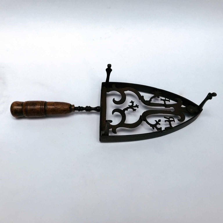 Three Hand-forged Wrought Iron Trivets 18th Century Italian Iron Rests ...