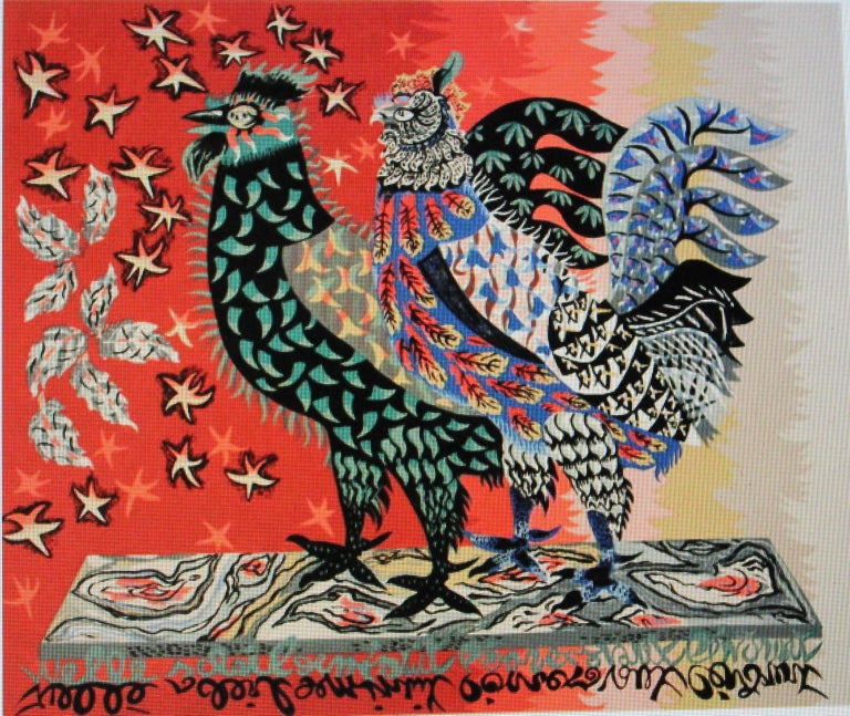 Three Jean Lurcat Colorful Screen Prints at 1stDibs