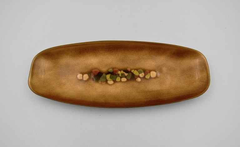 Three Mid-Century Modern Enamel on Copper Trays at 1stDibs