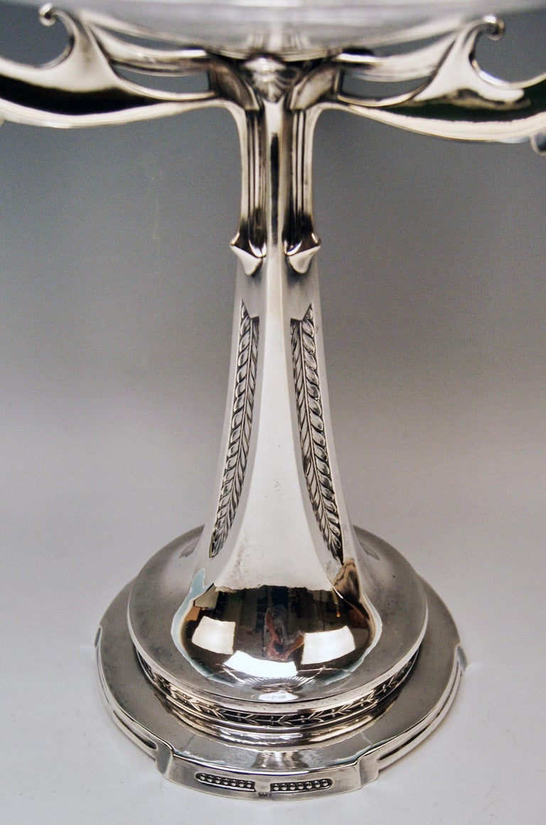 Three-Part Table Set Centerpiece Pair of Candelabras Silver Plated ...