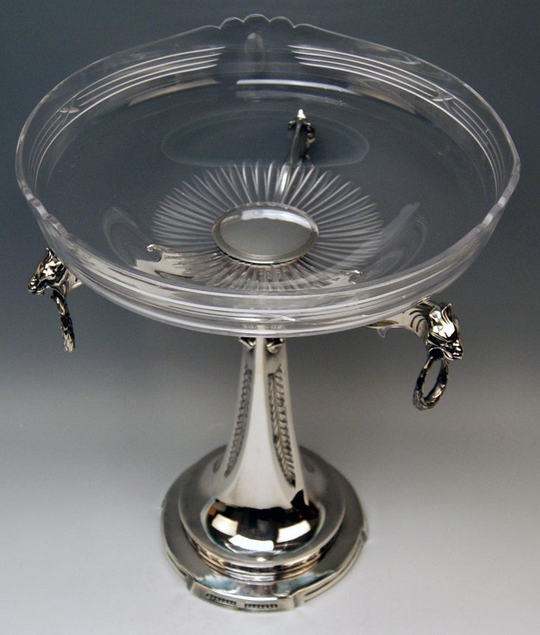 Three-Part Table Set Centerpiece Pair of Candelabras Silver Plated ...