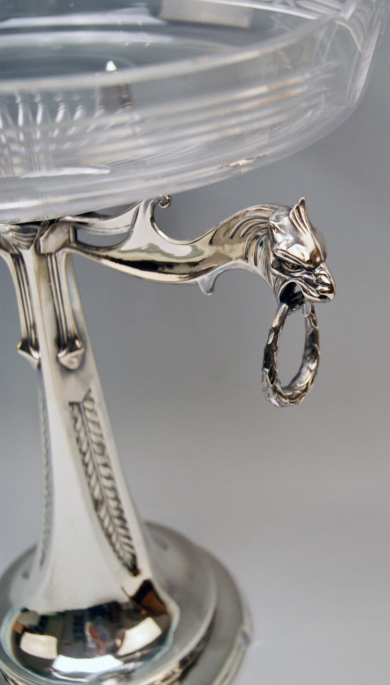 Three-Part Table Set Centerpiece Pair of Candelabras Silver Plated ...